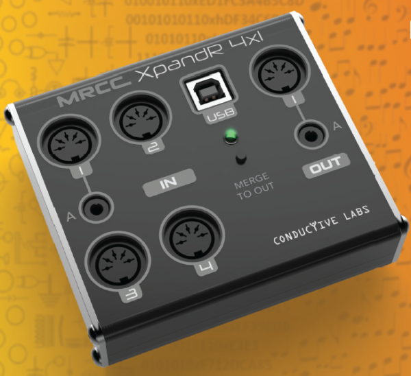 MRCC XpandR 4x1 MIDI DIN expander for MRCC and USB Interface